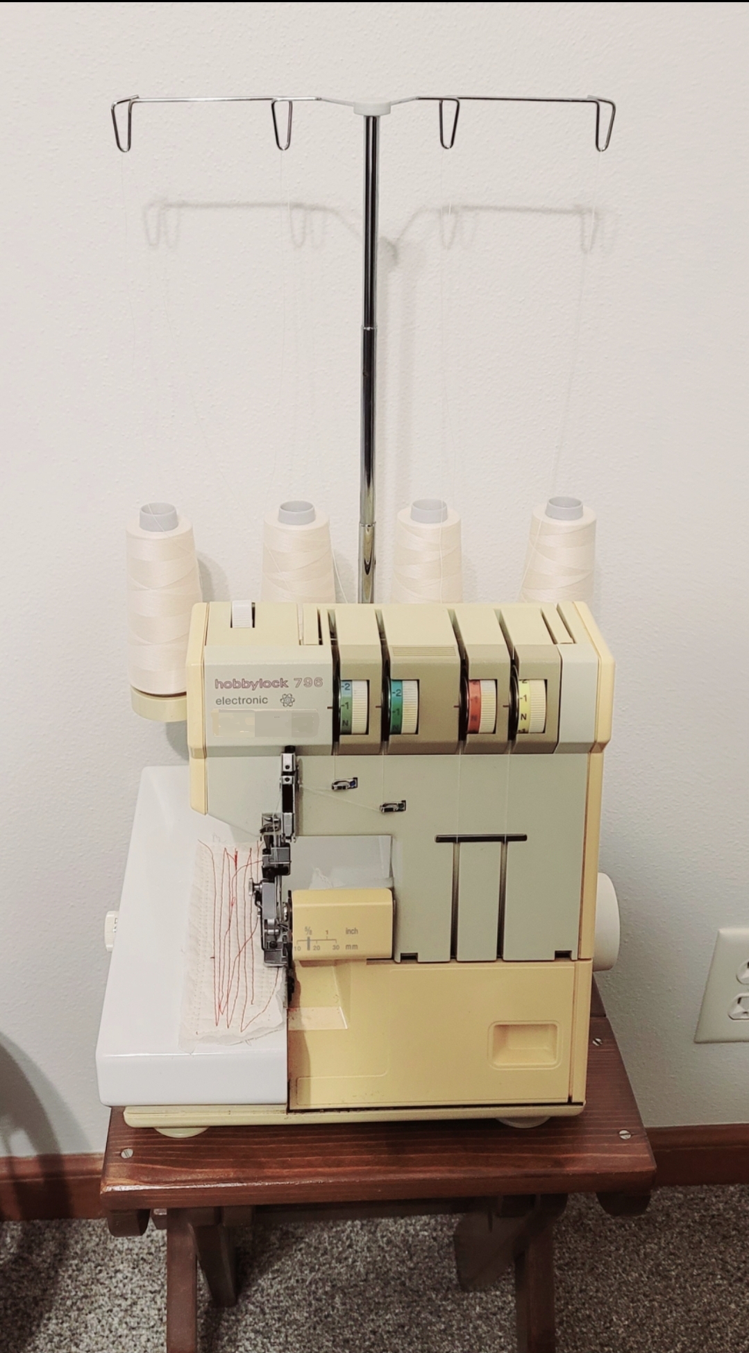 How to Thread a Serger - HOMESPUN STEEL